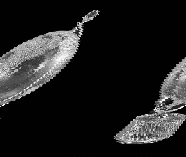 Waterford Crystal Figure Of A Large World Globe