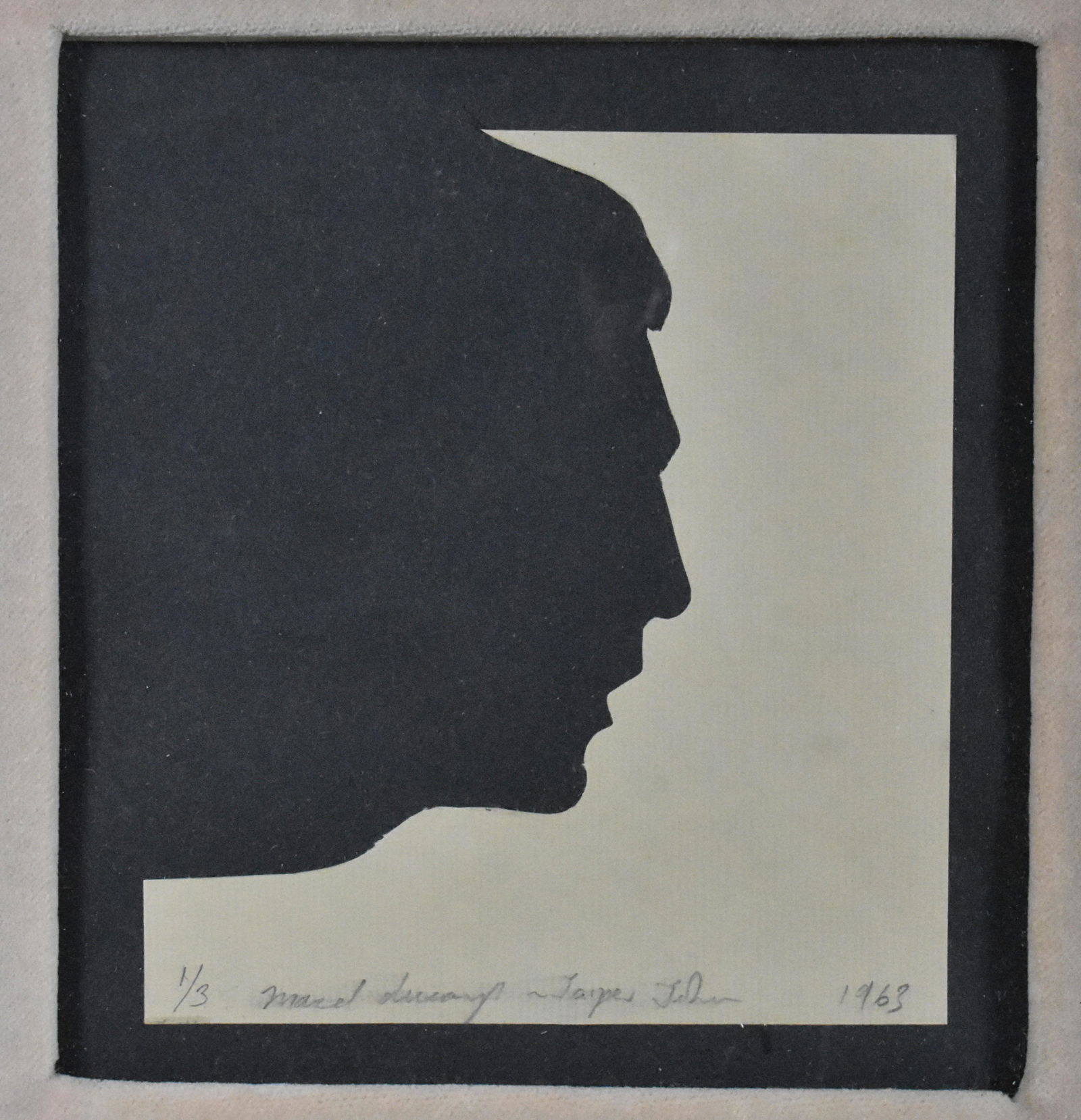 Marcel Duchamps, (french, 1887 1968), Self Portrait In Profile, 1963 ...