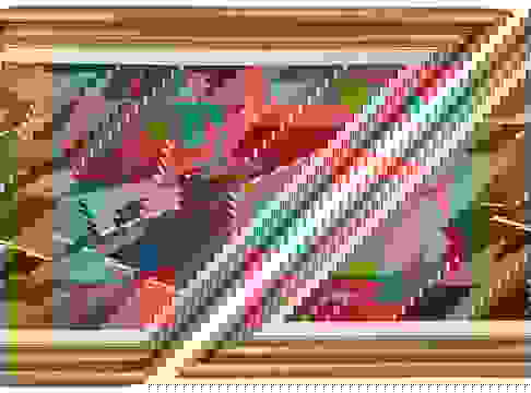 Peter Busa (american, 1914-1985) Untitled Composition, Oil On Canvas ...