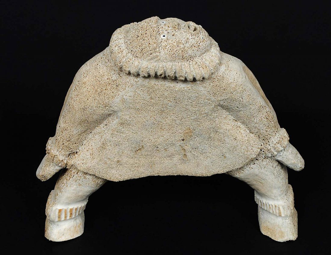 CARVED WHALE BONE FIGURE - Feb 11, 2013 | AGOPB in FL