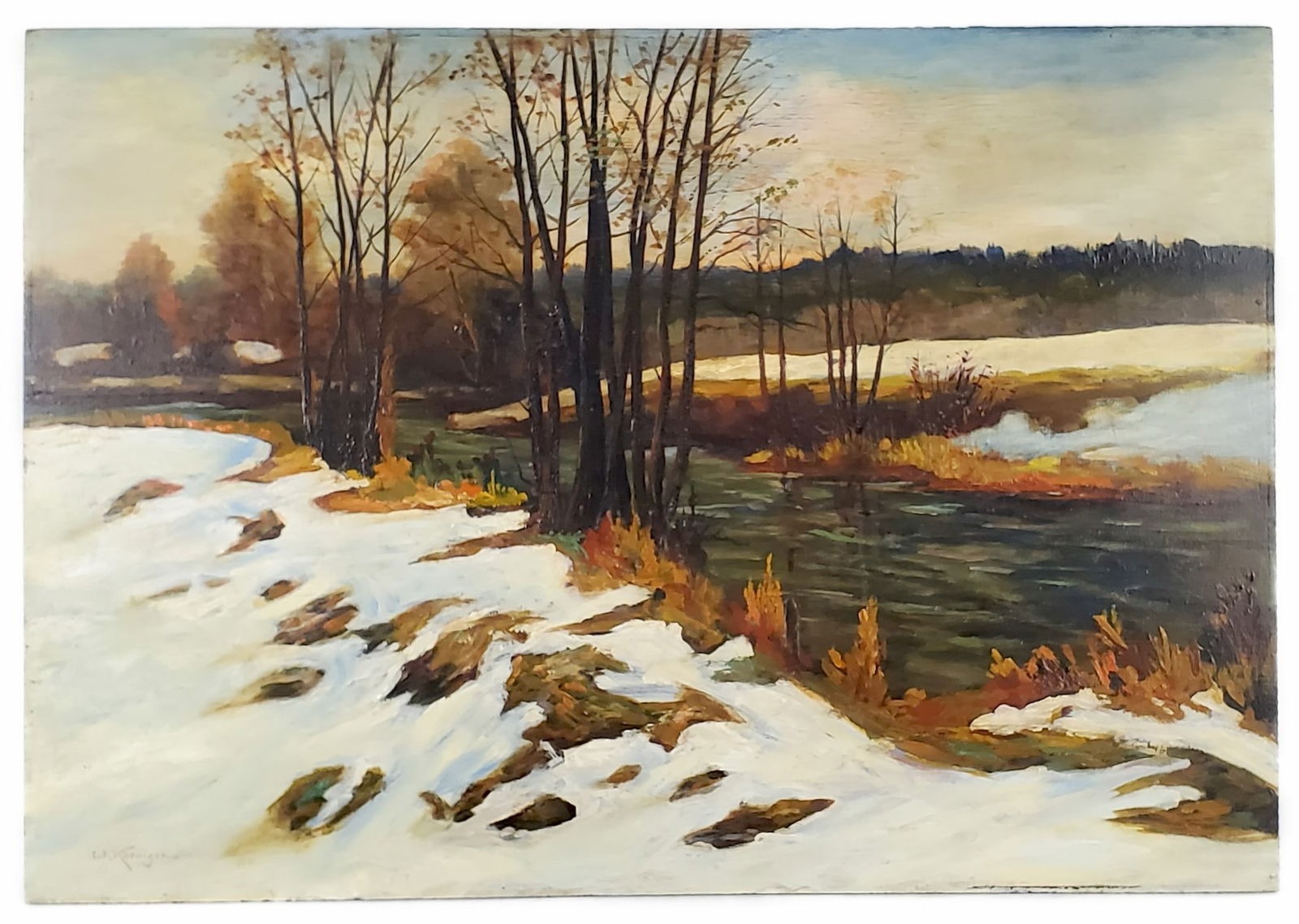 Walter Koeniger (german/american, 1881-1943) Snowy River Landscape ...