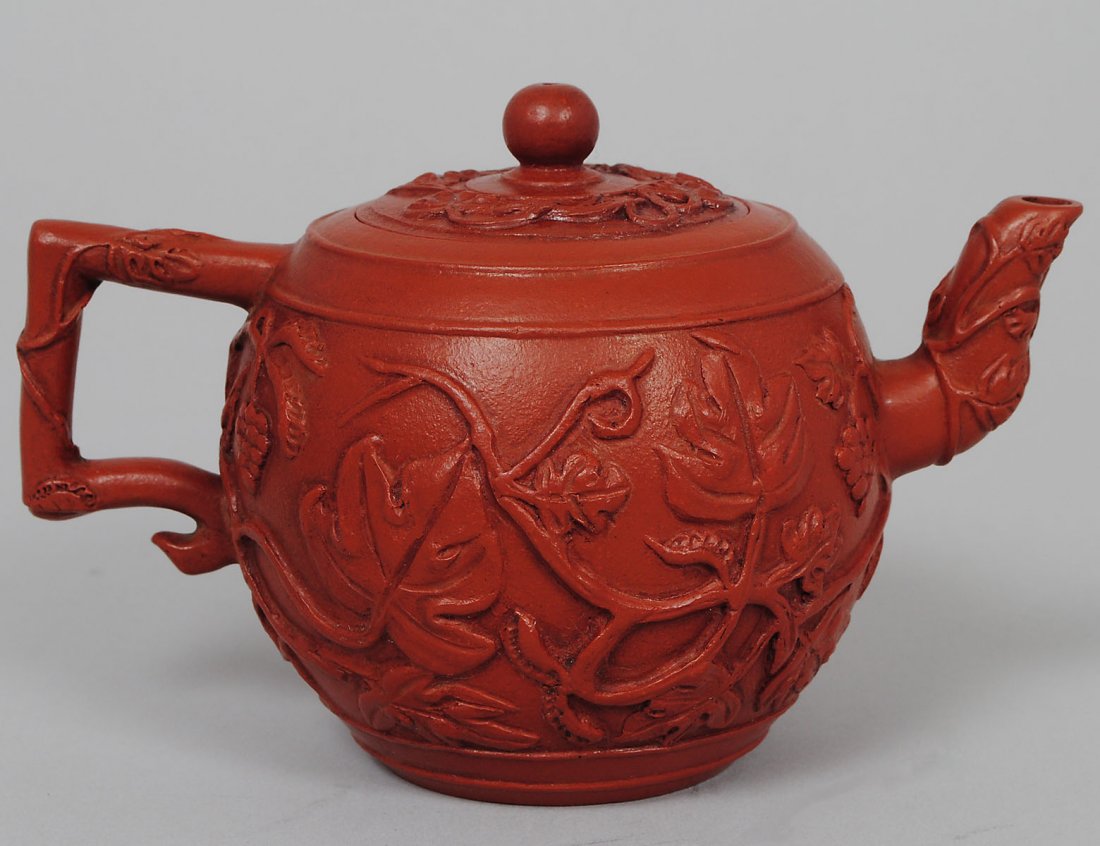 EARLY YIXING POTTERY TEA POT AND COVER - Jun 03, 2013 | AGOPB in FL