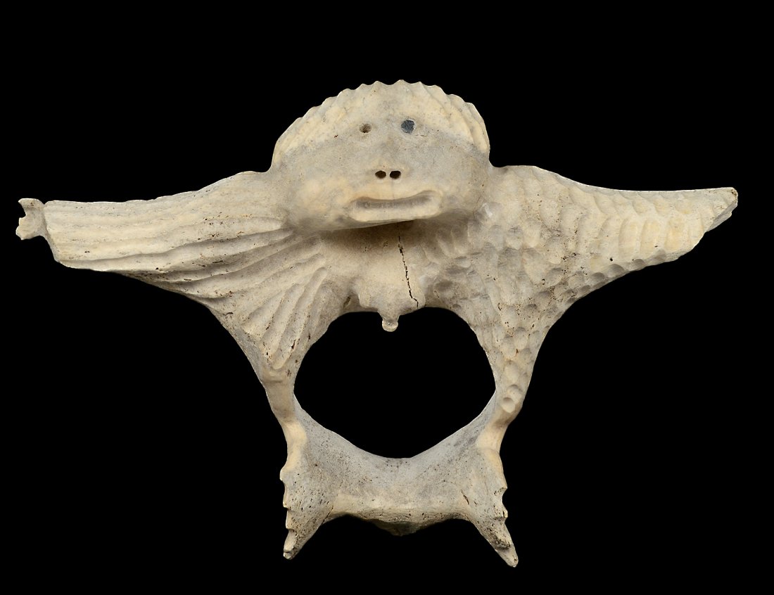 INUIT CARVED WHALE BONE
