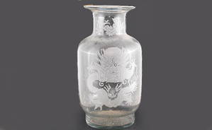 LARGE SIGNED BLOWN GLASS VASE WITH FLOWERS - Sep 07, 2013 | Manor ...