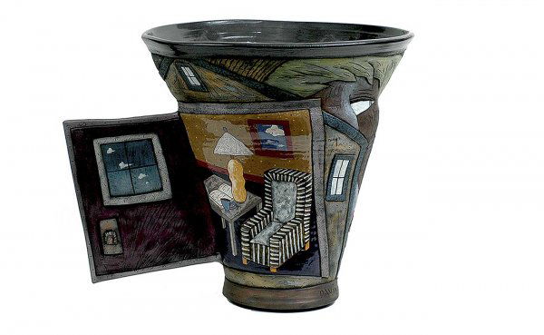 636: David Stabley Art Pottery Flared body Vase - Dec 11, 2005 | AGOPB ...