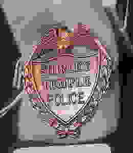 Rare Shirley Temple Police Badge.