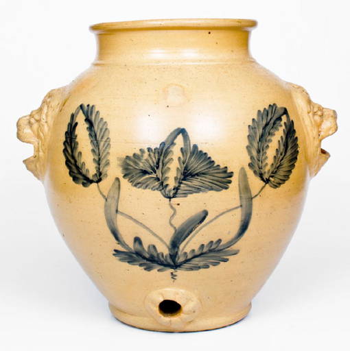 Exceptional Clark Pottery, Athens, Ny Stoneware Water