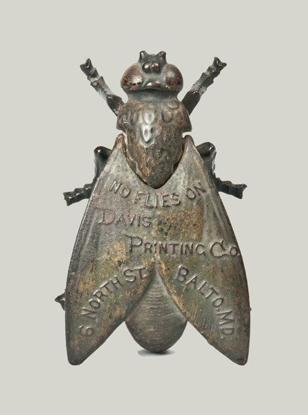 Cast Iron Fly Match Safe with Baltimore, MD Advertising - May 04, 2013 ...
