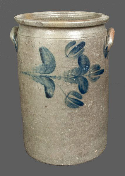 3 Gal. W. H. LEHEW / STRASBURG, VA Stoneware Crock with