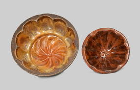 Two-Piece Redware Sheep Mold - Mar 02, 2013 | Crocker Farm in MD