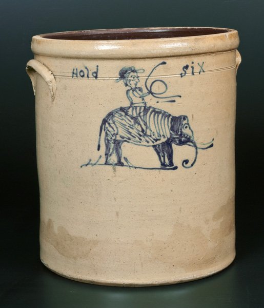Extremely Rare and Important Stoneware Crock with - Nov 02, 2013 ...