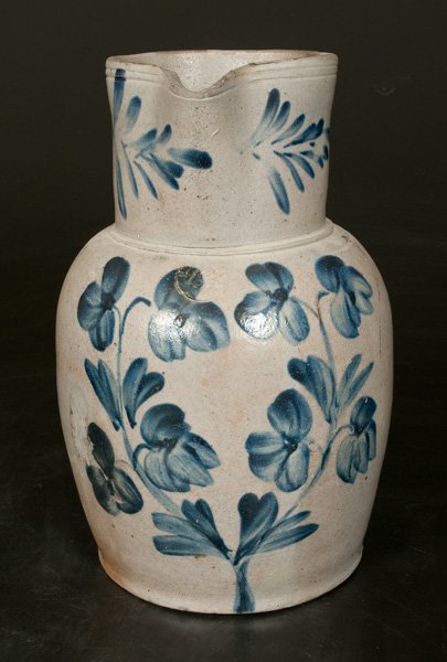 1 1/2 Gal. Stoneware Pitcher Signed P. HERRMANN