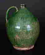 Rare Green-Glazed Redware Jug, Bristol County, MA - Oct 25, 2014 ...