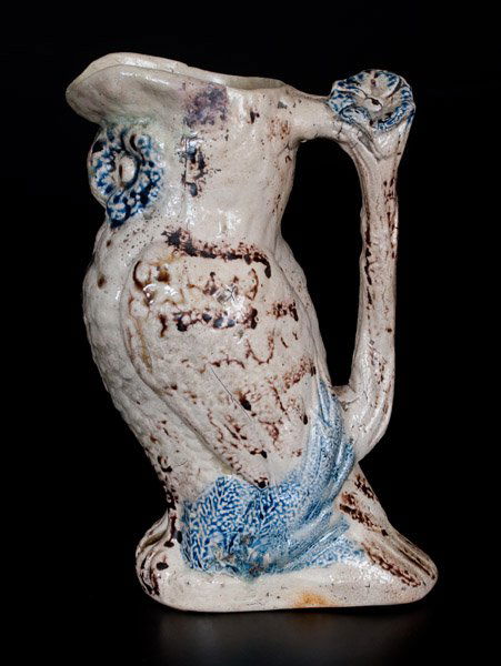 Very Rare Anna Pottery Figural Owl Pitcher w/ Cobalt - Mar 14, 2015 ...