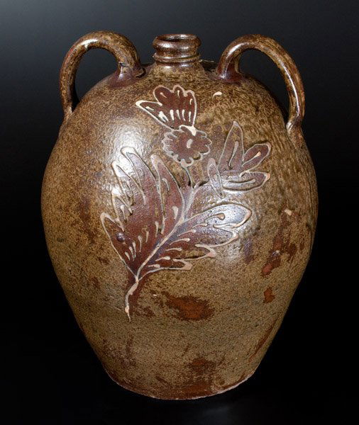 Exceptional Collin Rhodes, Edgefield, SC Stoneware Jug