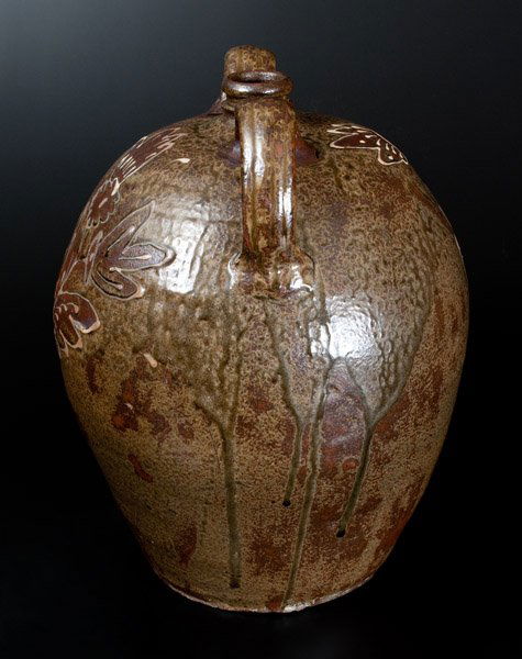 Exceptional Collin Rhodes, Edgefield, SC Stoneware Jug
