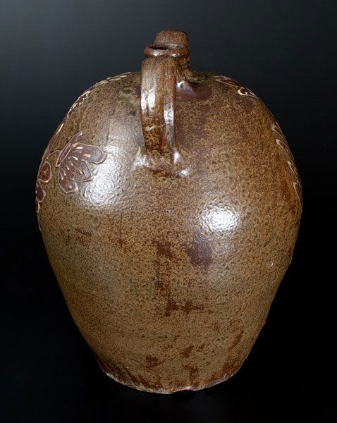 Exceptional Collin Rhodes, Edgefield, SC Stoneware Jug