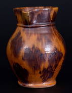 Medinger Pottery Redware Pitcher with Eagle. - May 16, 2015 | Conestoga ...