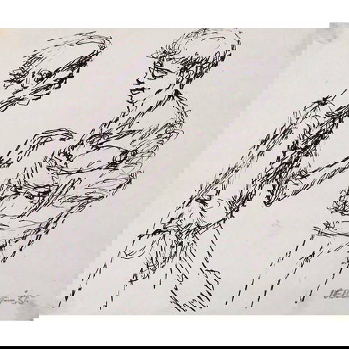 David Delong , Portfolio Of Thrity Six Drawings, C