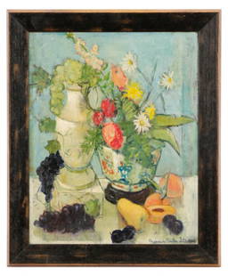 Stevens Still Life With Wine Oil On Canvas