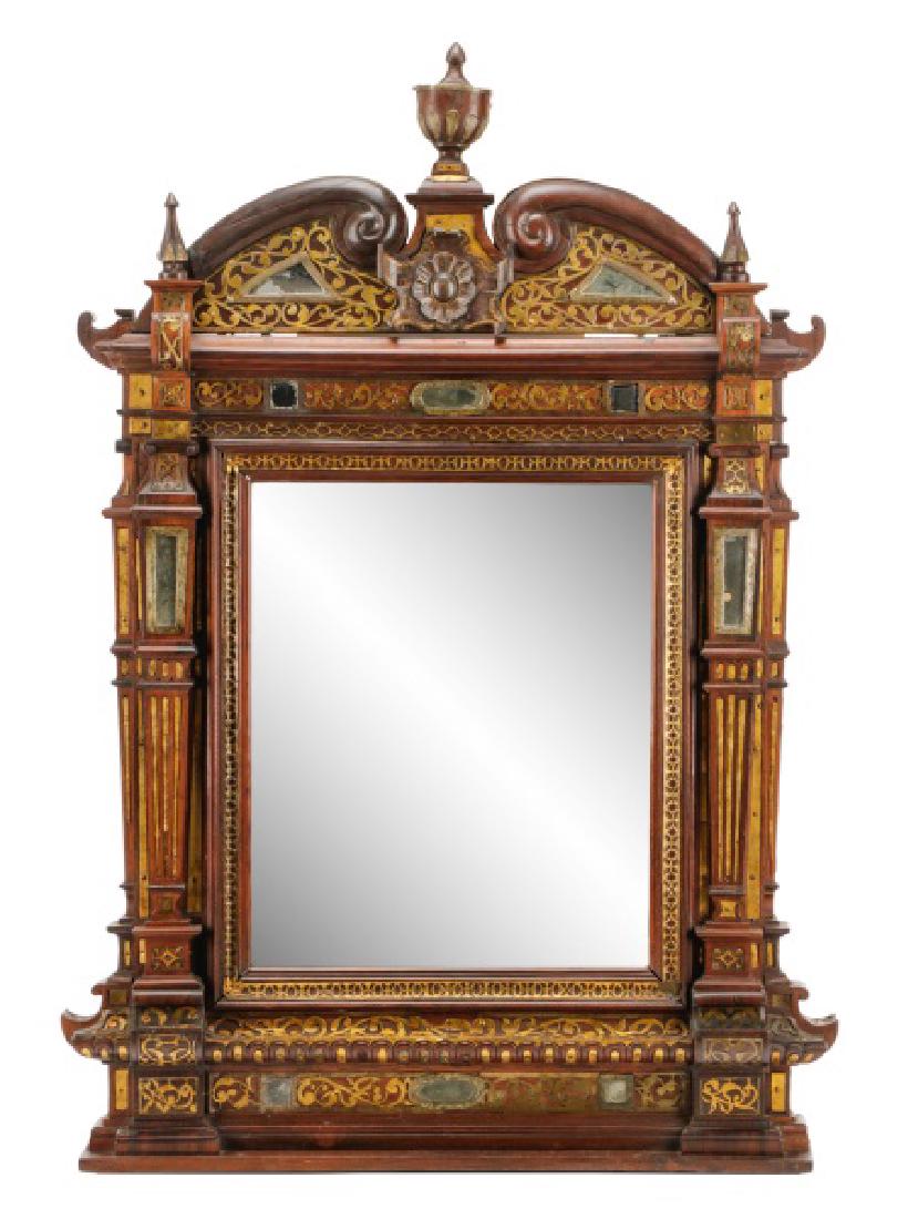 Aesthetic Movement Rosewood Tabernacle Mirror