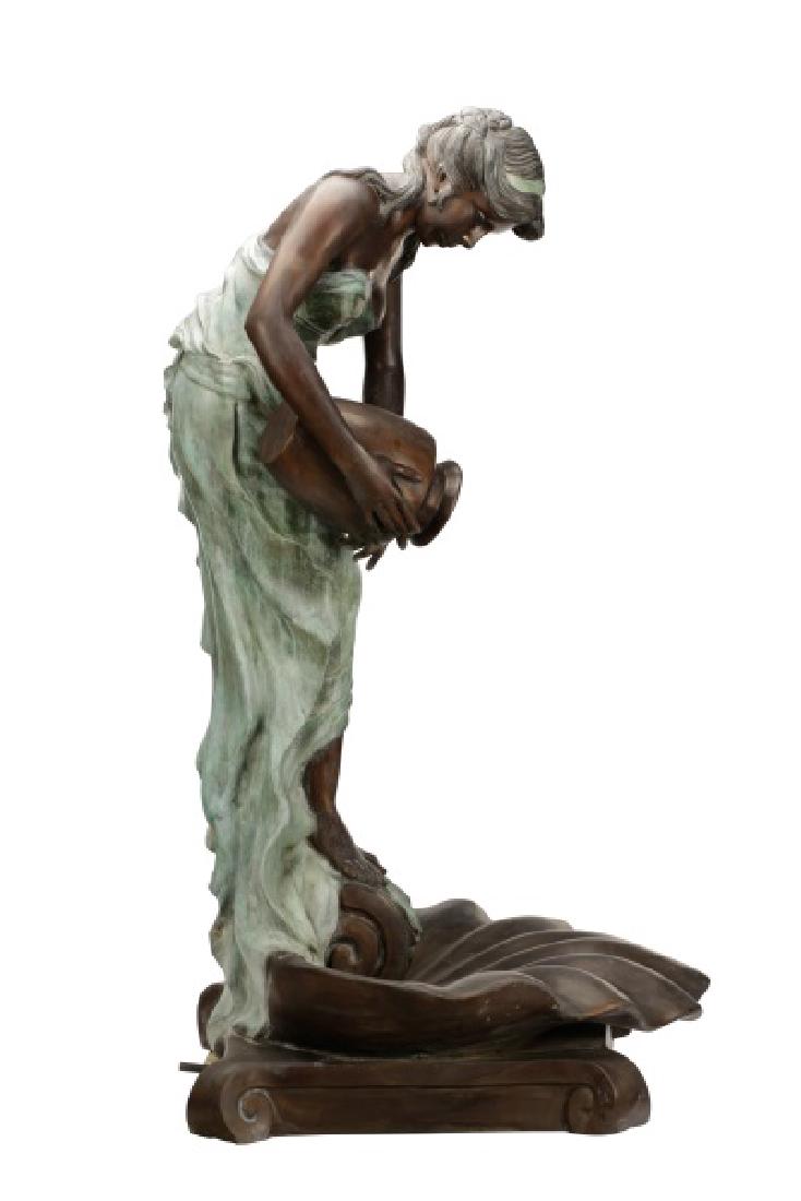 After Carlier, Bronze Fountain, Venus with Shell