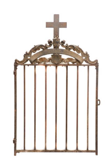 Continental Wrought Iron Church Yard Gate