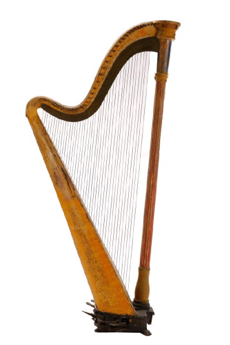 Fine Irish Regency Classical Harp by John Egan