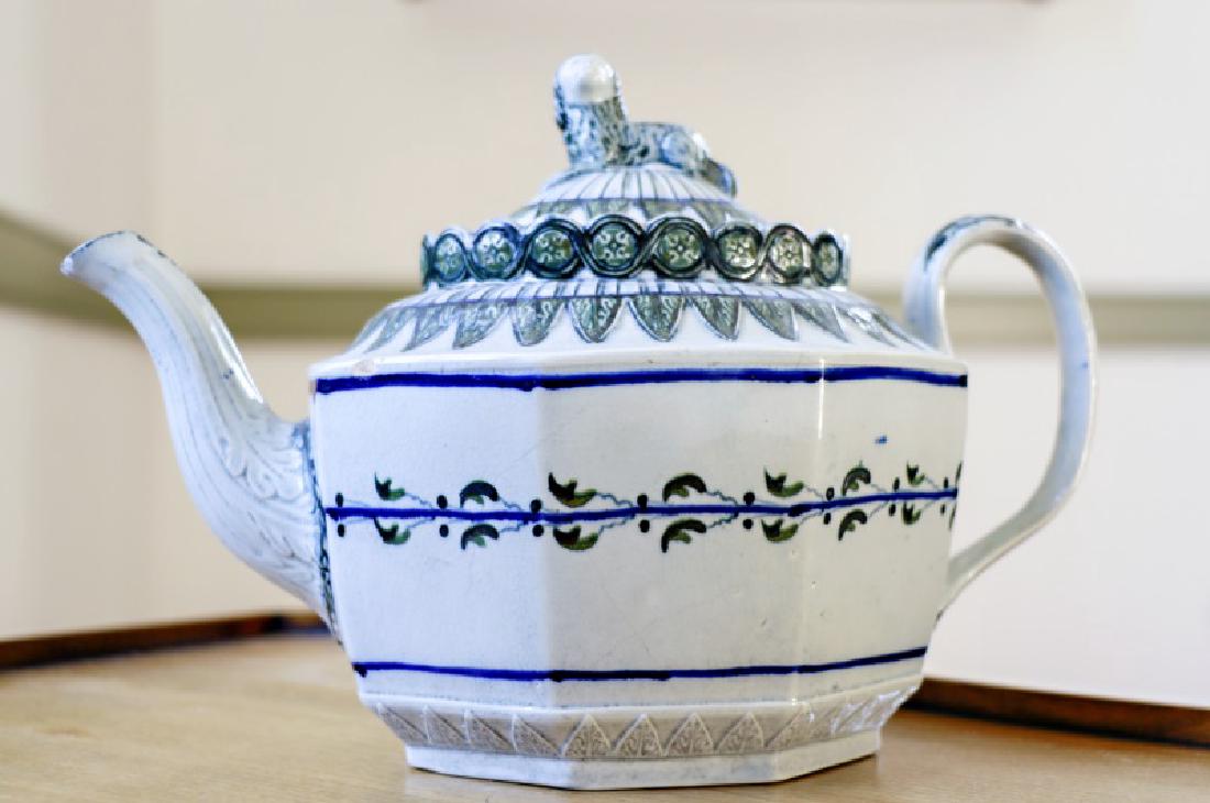 English Creamware Teapot