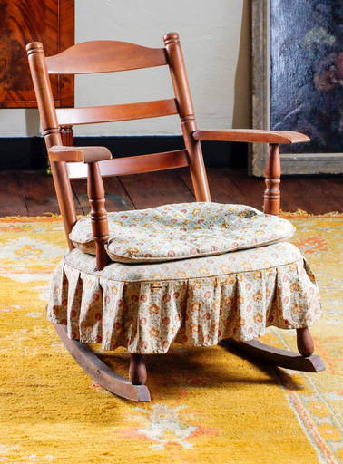 American Colonial Revival Style Maple Rocker