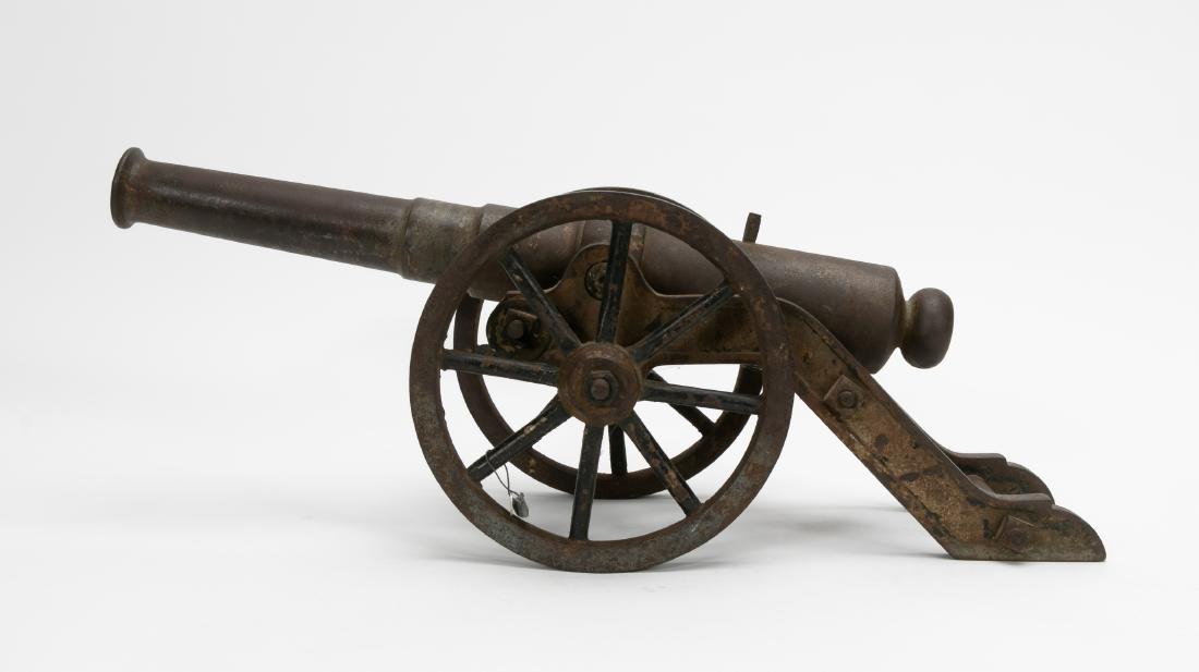 Small Iron Signal Cannon, Late 19th - Early 20th C