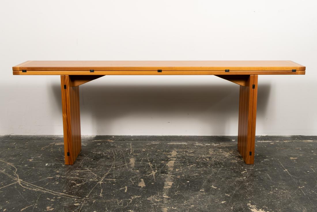 Cassina Light Wood Folding Console Table