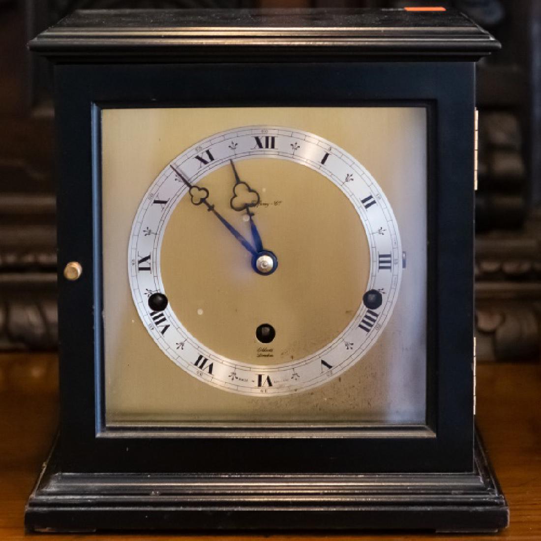F.W. Elliot Black Cased Chiming Clock