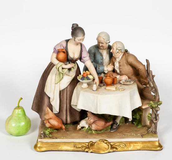 Capodimonte Giuseppe Cappe, Figural Sculpture