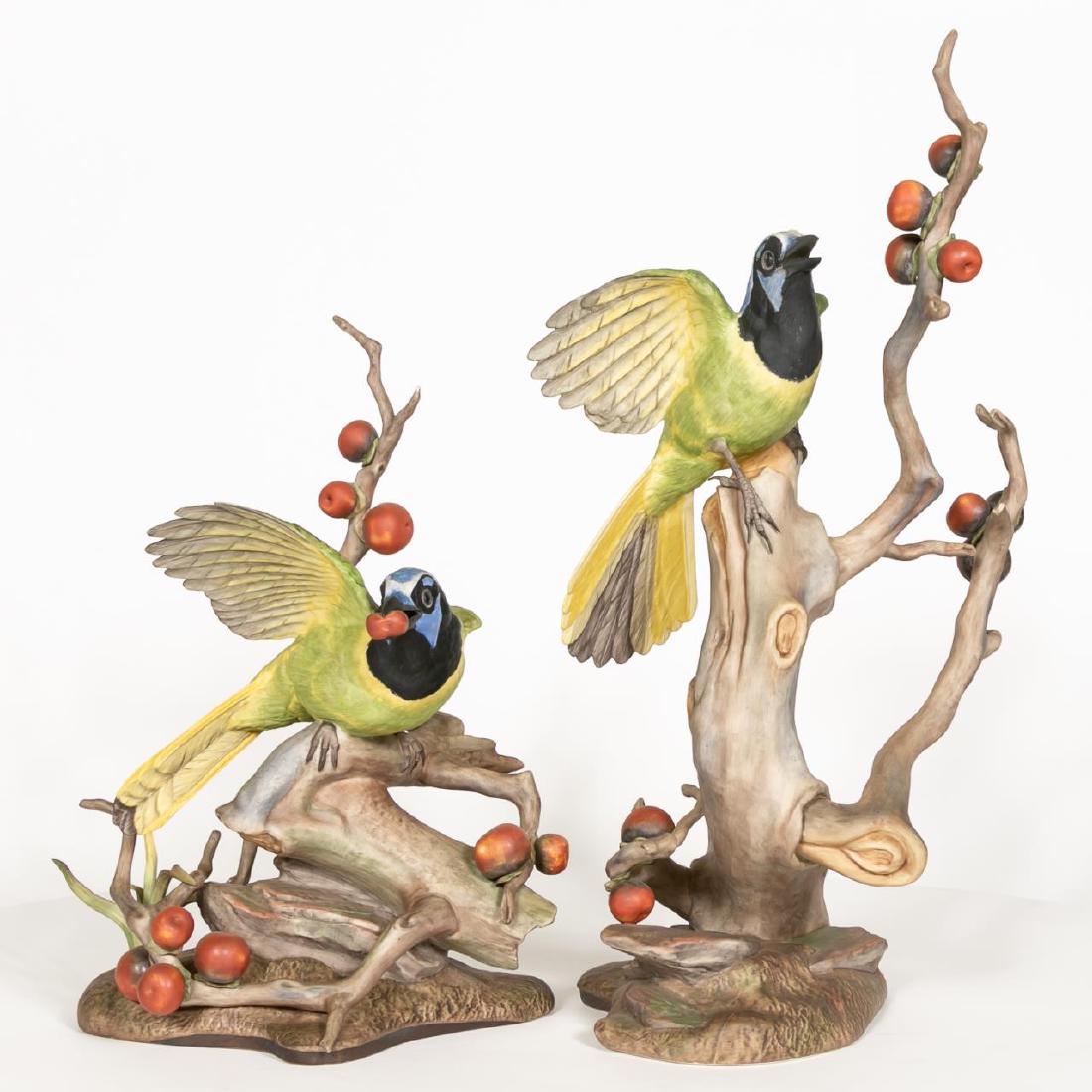 Two Boehm Porcelain Green Jay Figurines - May 19, 2019 | Ahlers ...