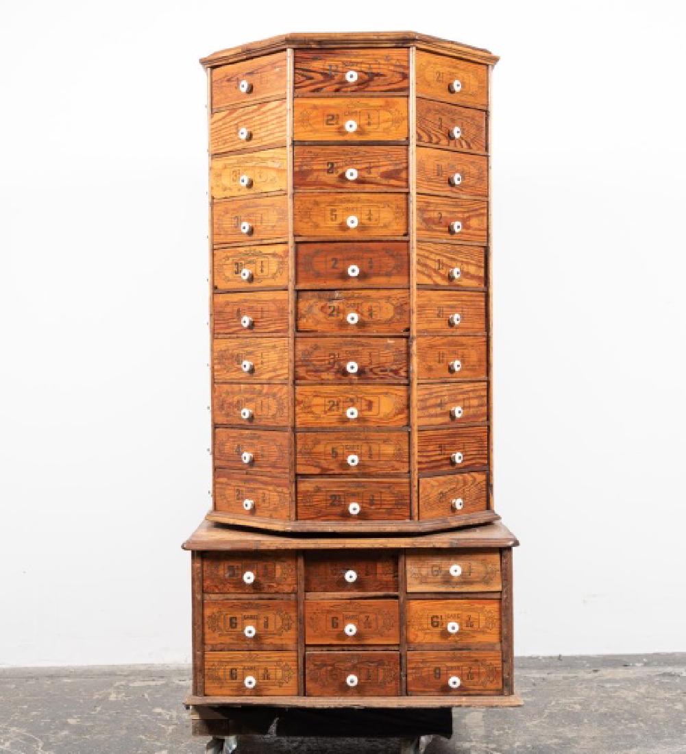 Octagonal Revolving Nut & Bolt Hardware Cabinet - Jun 30, 2019 | Ahlers ...