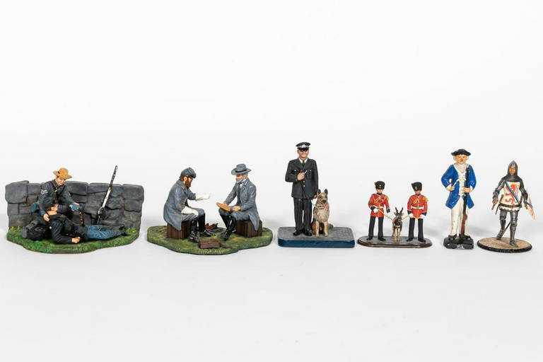 6 Pc, Artist Signed Toy Soldier Models Stadden - Sep 19, 2019 | Ahlers ...