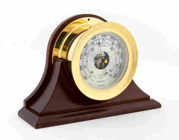 CHELSEA SHIP'S BELL BAROMETER ON MAHOGANY STAND - Sep 13, 2020 | Ahlers ...