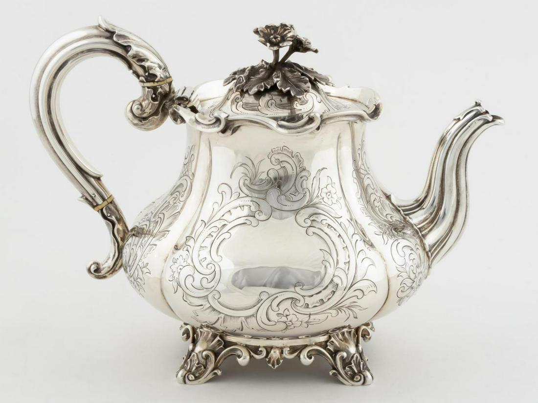 CHARLES REILY & GEORGE STORER SILVER TEAPOT - Oct 25, 2020 | Ahlers ...