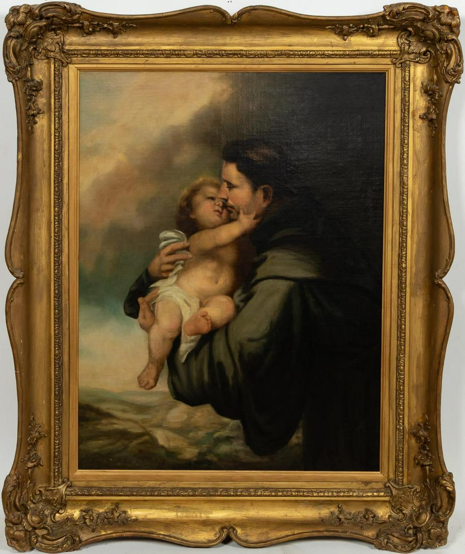 ITALIAN ECCLESIASTIC O/C, SAINT WITH CHILD - Oct 25, 2020 | Ahlers ...