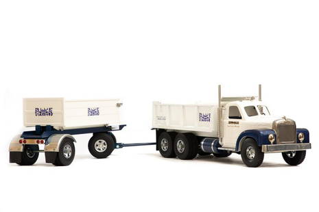 1950s Blue Diamond Smith Miller Die Cast Toy Truck