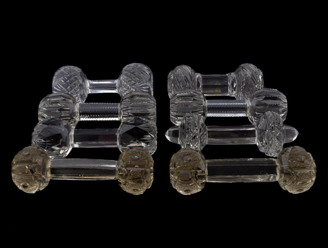 EIGHT MISC. CUT GLASS BAR KNIFE RESTS - May 23, 2021 | Ahlers ...
