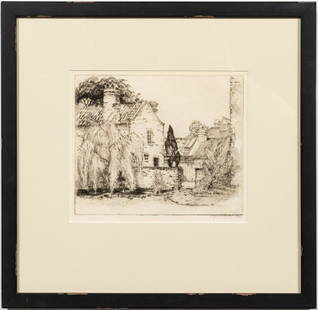 Alfred Hutty Etching