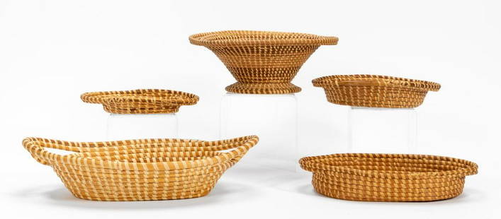 5 Sweetgrass Baskets
