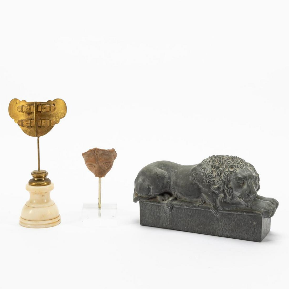 3 SMALL ANCIENT GRECO ROMAN REPRODUCTION OBJECTS (#0499) on Sep 25 ...