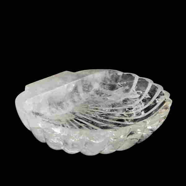 CARVED ROCK CRYSTAL SHELL FORM BOWL - Sep 25, 2021 | Ahlers & Ogletree ...