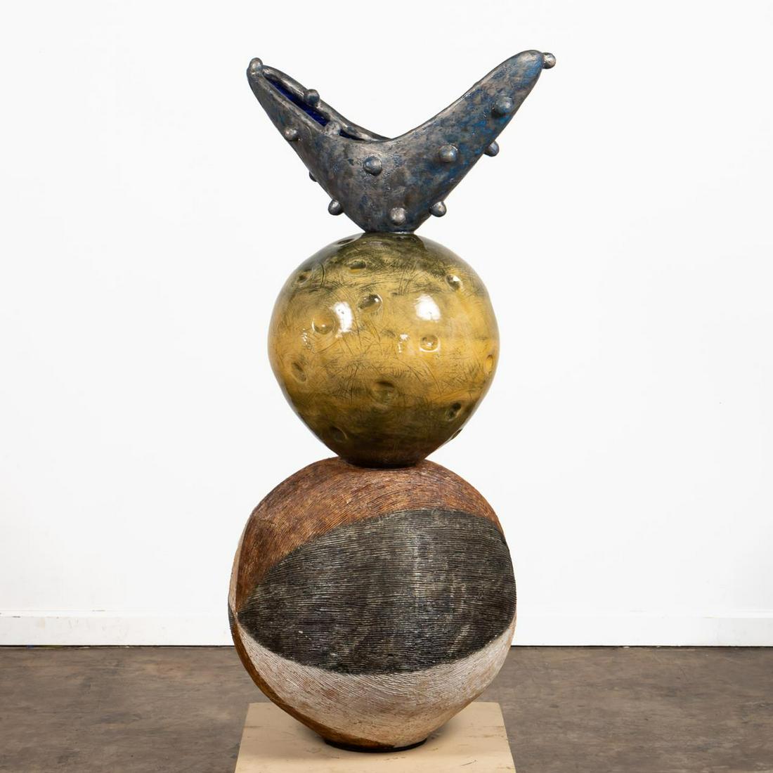 JAMIE WALKER MONUMENTAL POTTERY SCULPTURE, 1988