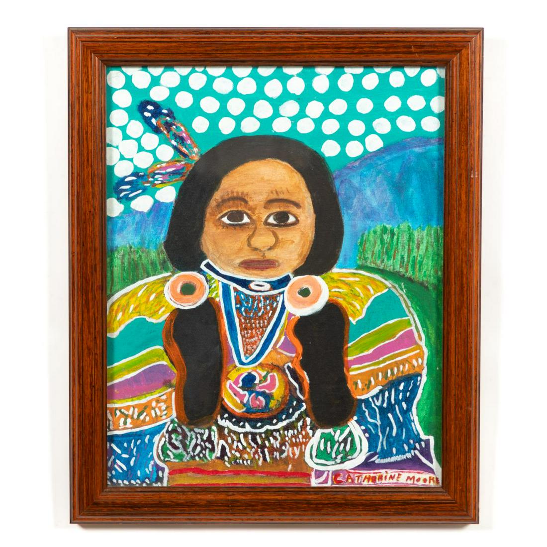 CATHERINE MOORE, ATLANTA FOLK ARTIST, PORTRAIT (#0276) on Oct 23, 2021 ...