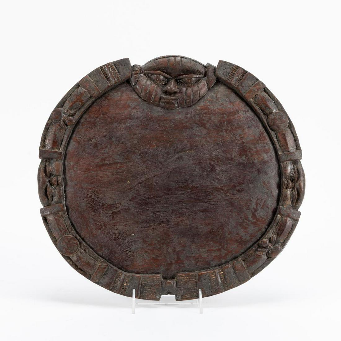 AFRICAN YORUBA CARVED WOOD DIVINATION BOARD | Barnebys