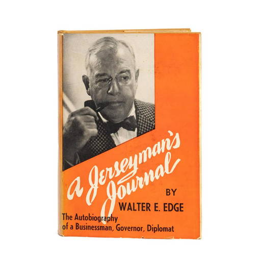 WALTER E. EDGE: A JERSEYMAN'S JOURNAL BOOK (#0895) on Feb 26, 2022 ...